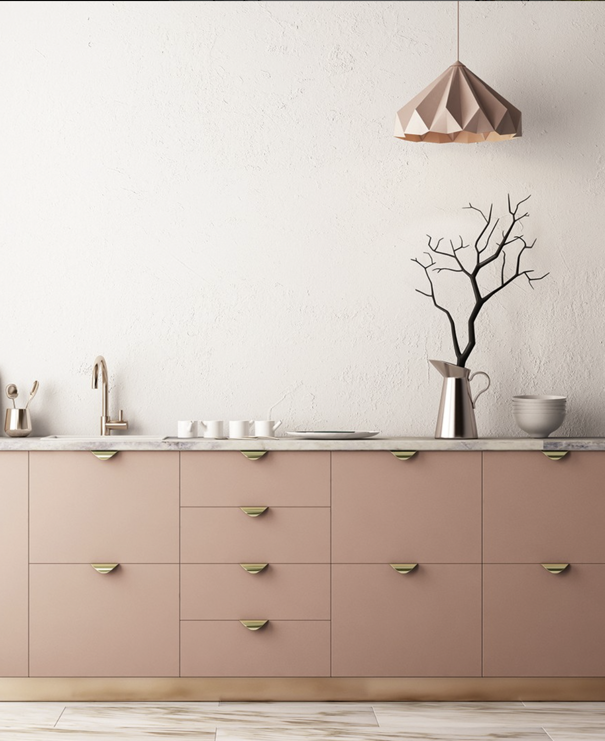 21+ Unique Pink kitchen Decor Ideas You'll Love! - thedecorhomer.com