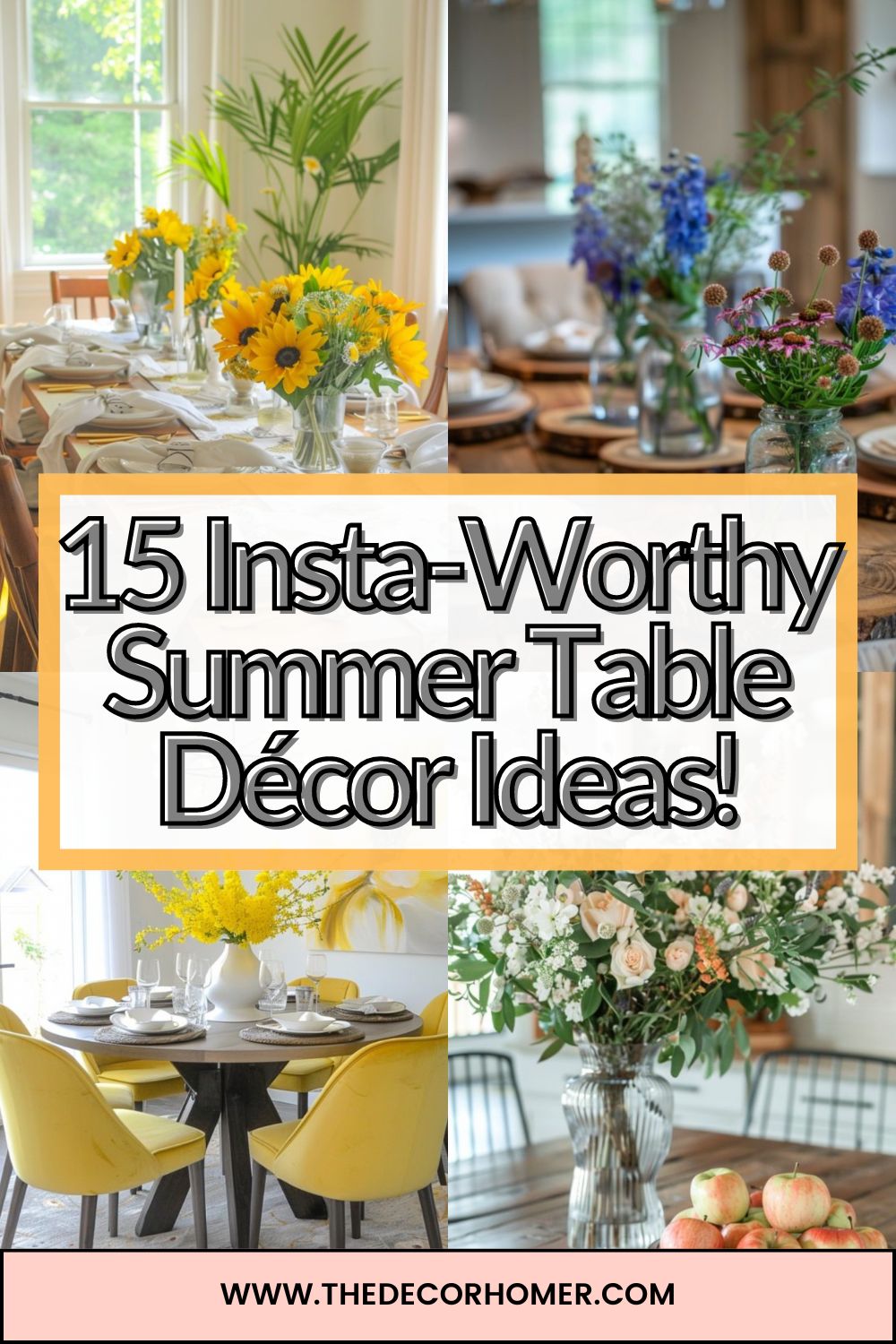16 Insta-Worthy Summer Table Decor Ideas! - thedecorhomer.com