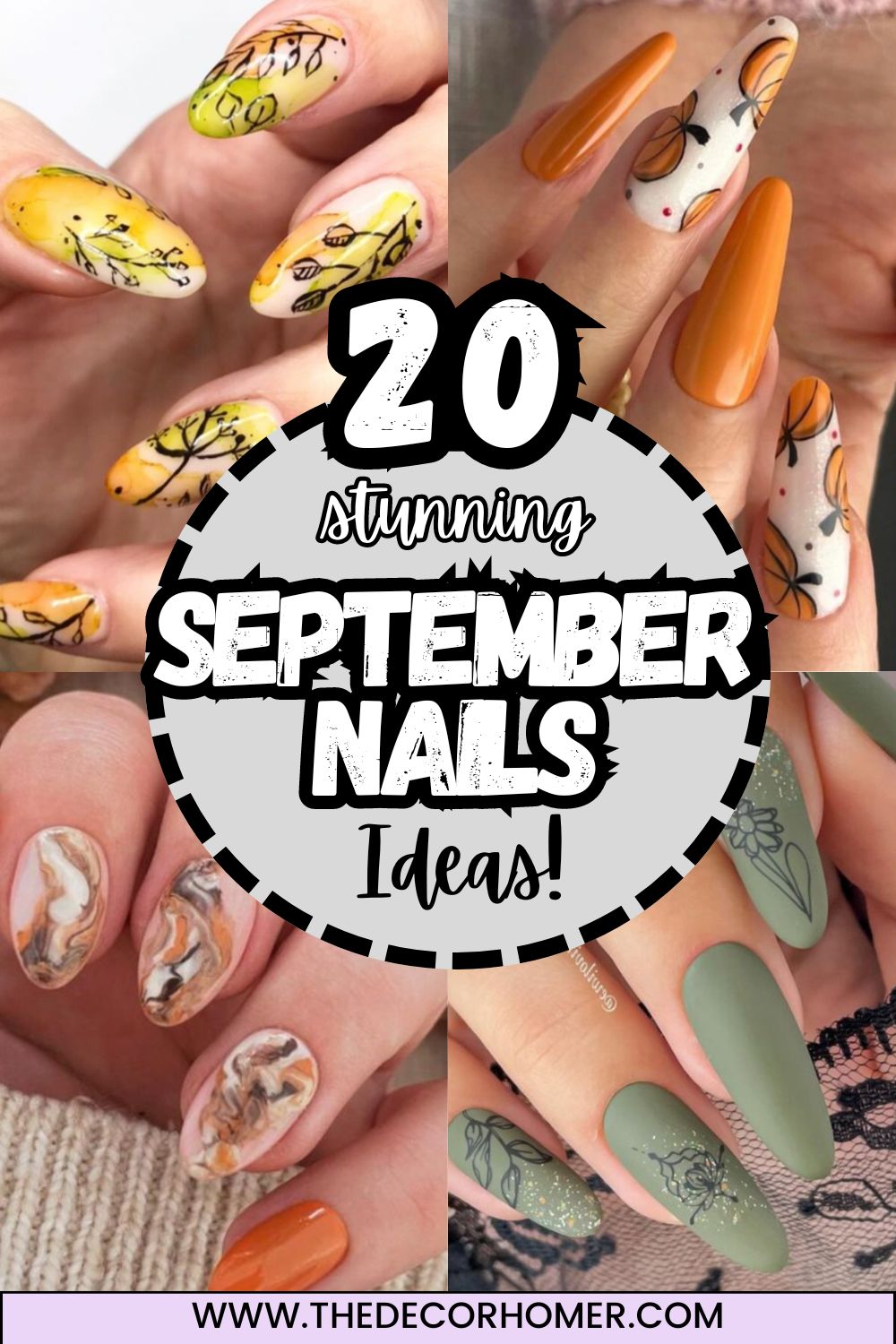 20 Stunning September Nail Ideas! - thedecorhomer.com