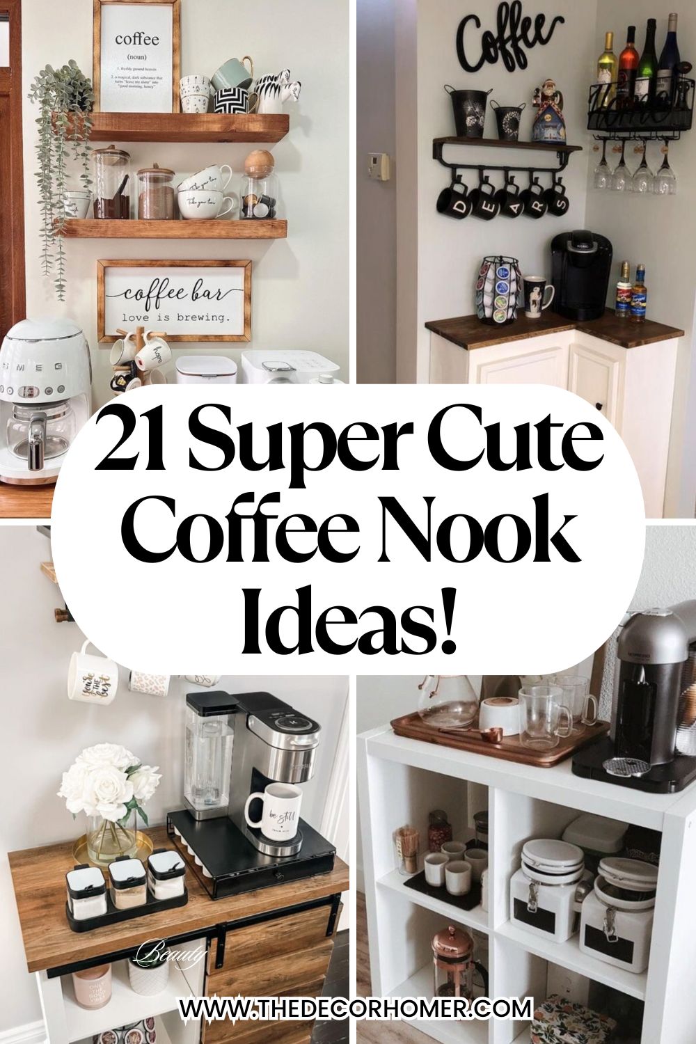 21 Super Cute Coffee Nook Ideas! - thedecorhomer.com