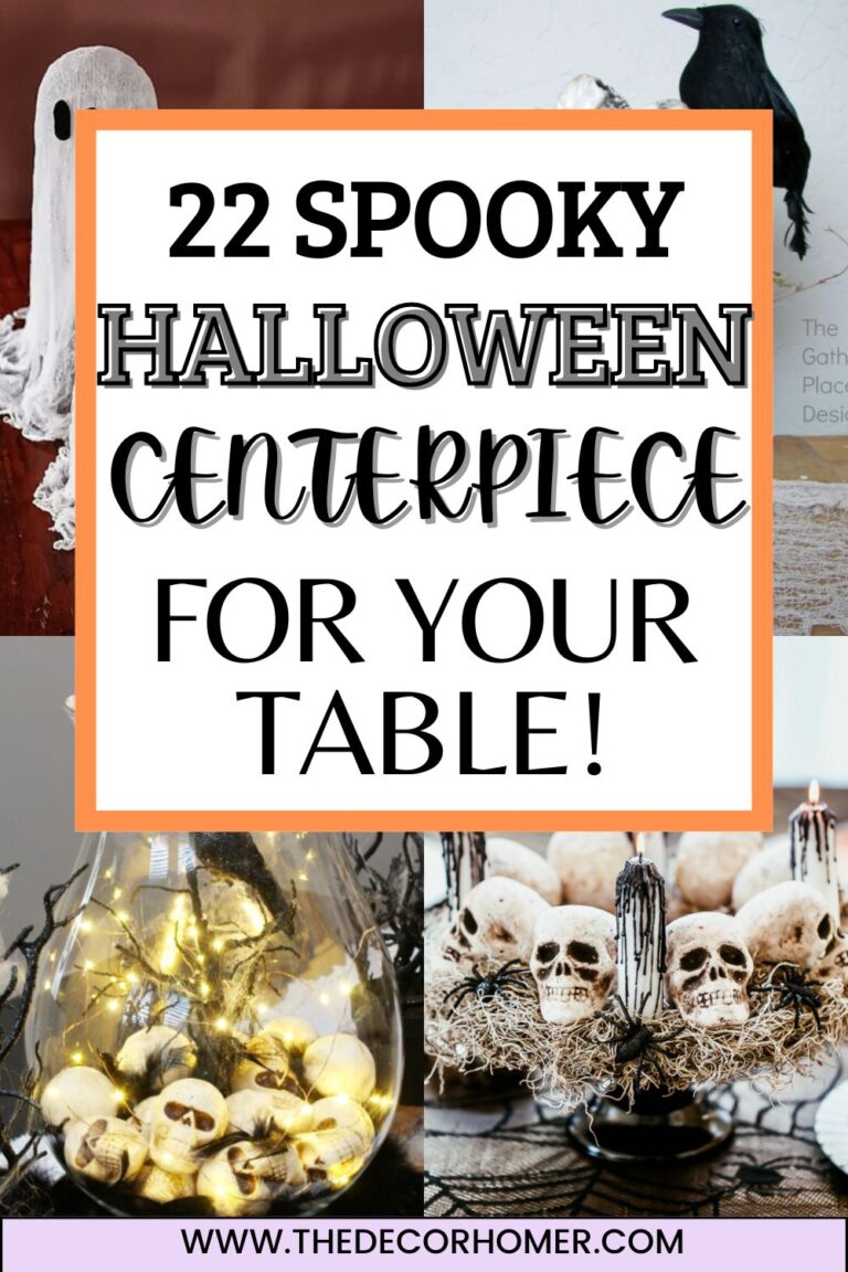 22 Spooky Halloween Centerpiece Ideas For Your Table! - thedecorhomer.com