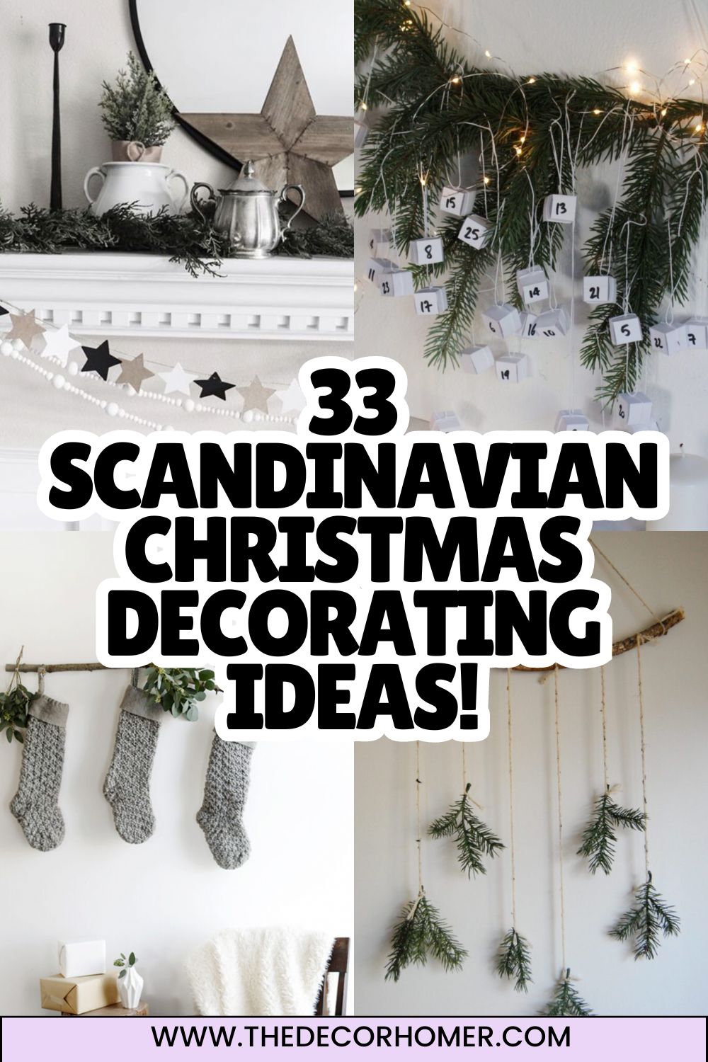 33 Scandinavian Christmas Decorating Ideas! - thedecorhomer.com