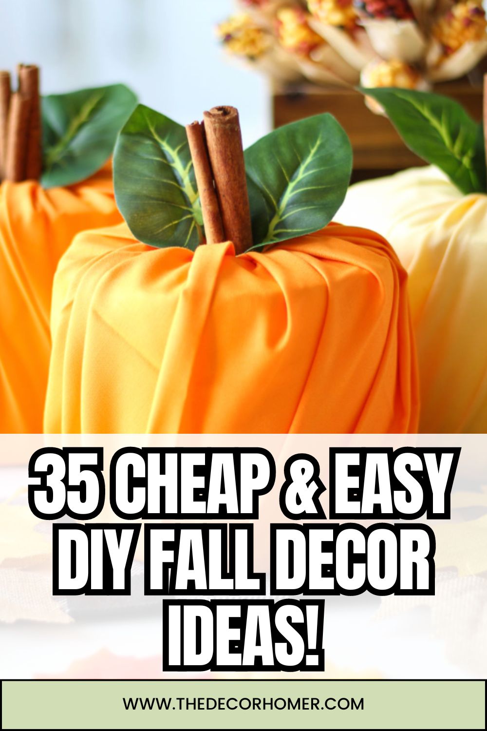 35 Cheap & Easy DIY Fall Decor Ideas For A Festive Autumn Look ...