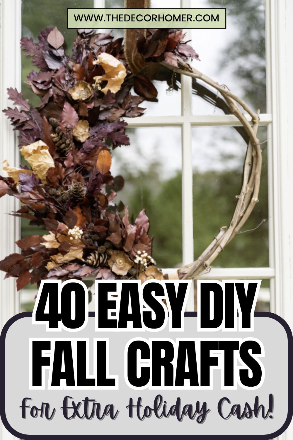 40 Easy DIY Fall Crafts for Extra Holiday Cash! - thedecorhomer.com
