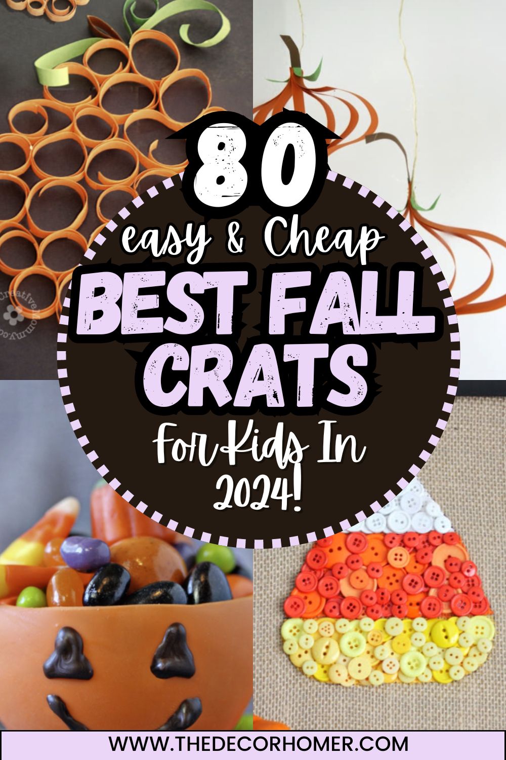 80+ Best Fall Crafts For Kids! - thedecorhomer.com