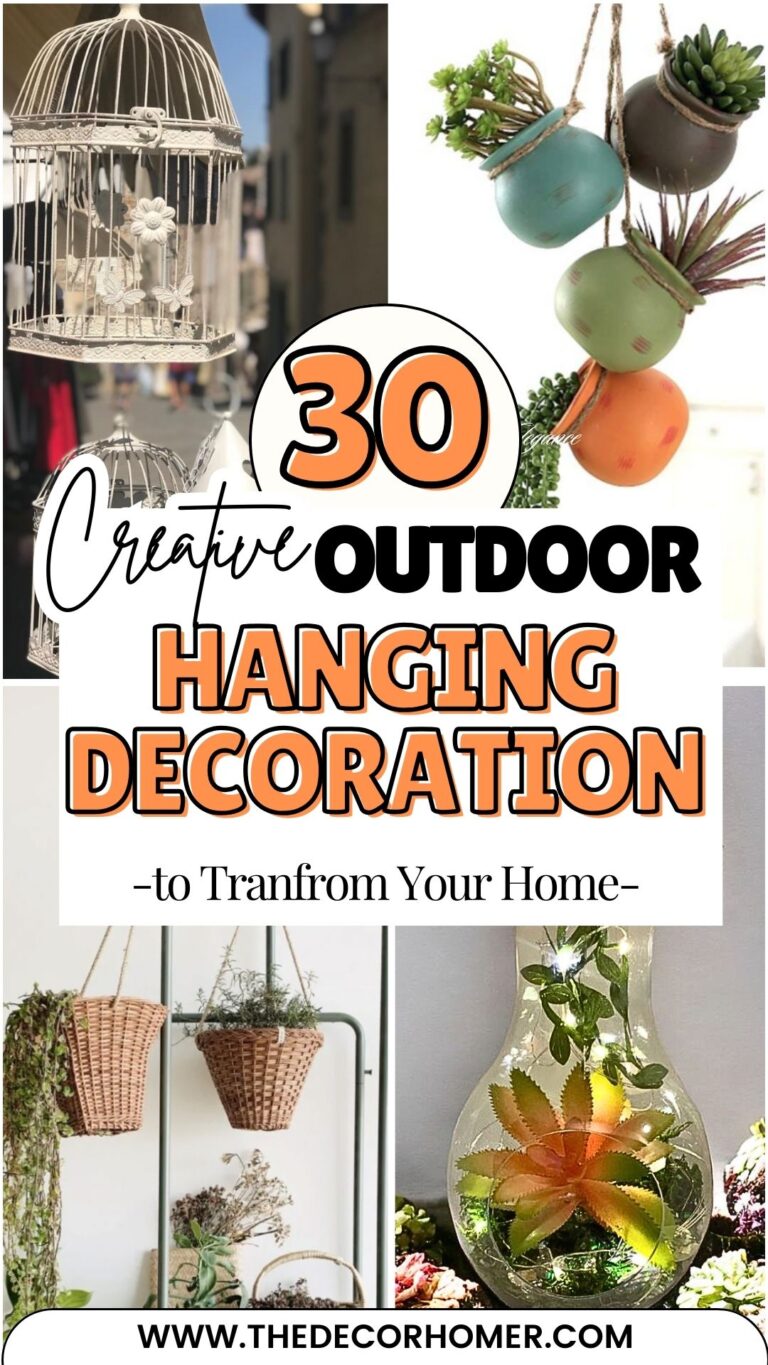 30 Creative Outdoor Hanging Decorations to Transform Your Space ...