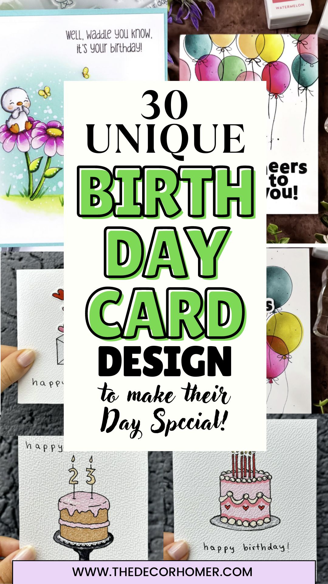 30 Unique Birthday Card Design Ideas to Make Their Day Special ...