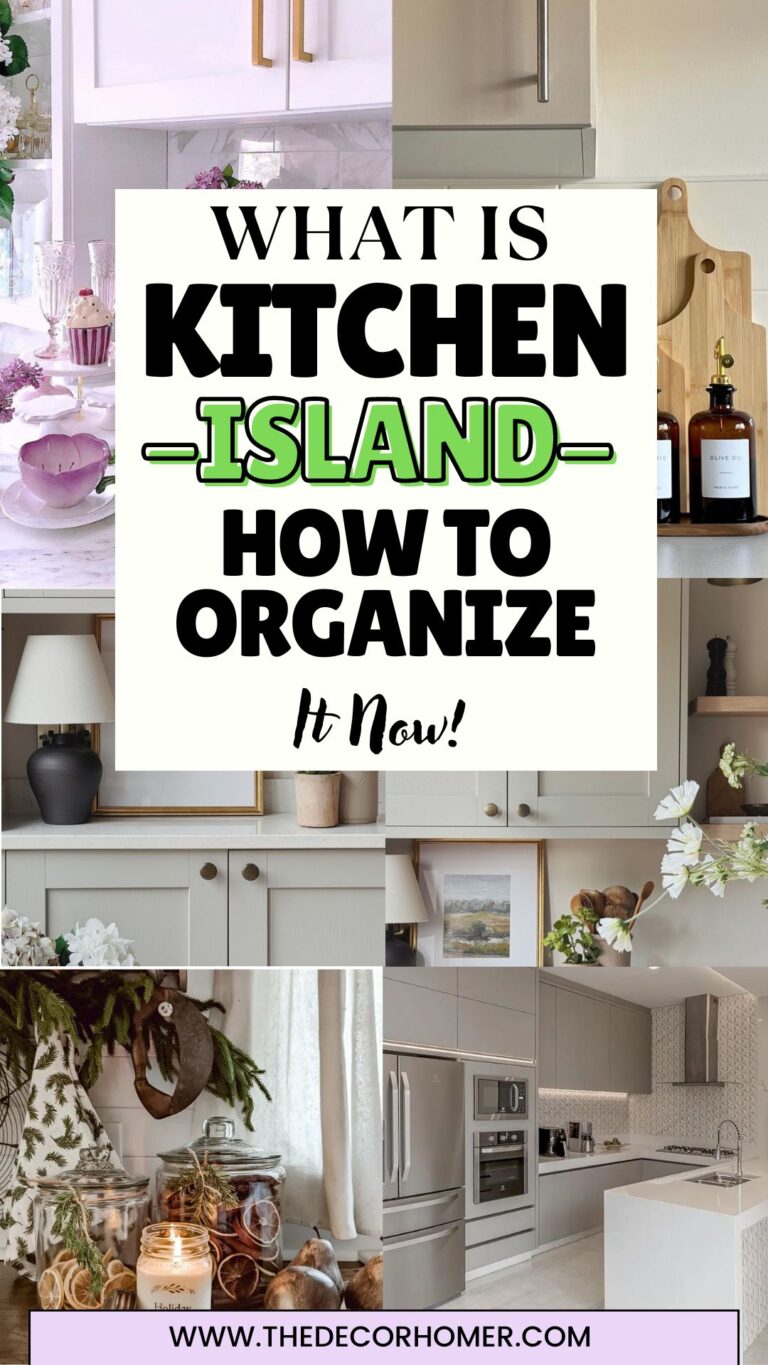 What Is Kitchen Island? How To Organize It? - thedecorhomer.com