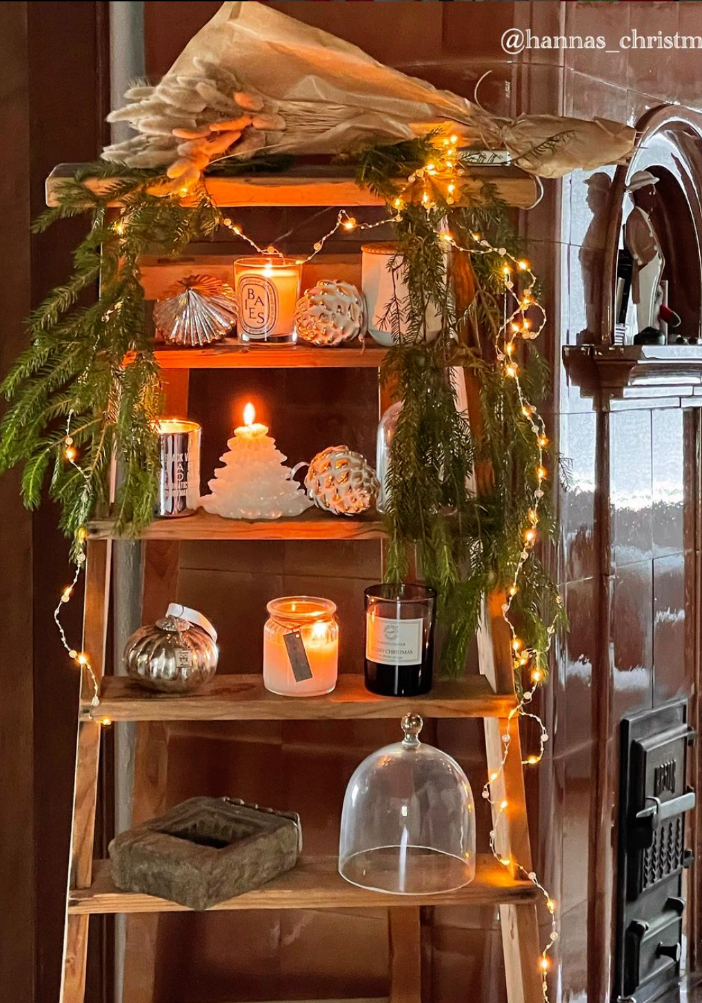 33 Festive DIY Christmas Ladder Ideas for a Unique Holiday Touch ...